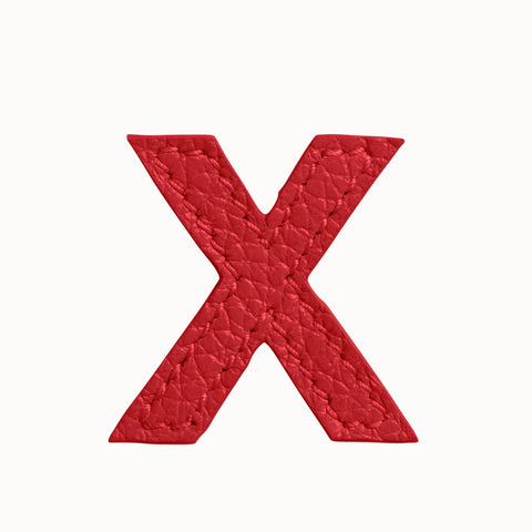 Leather letters - X