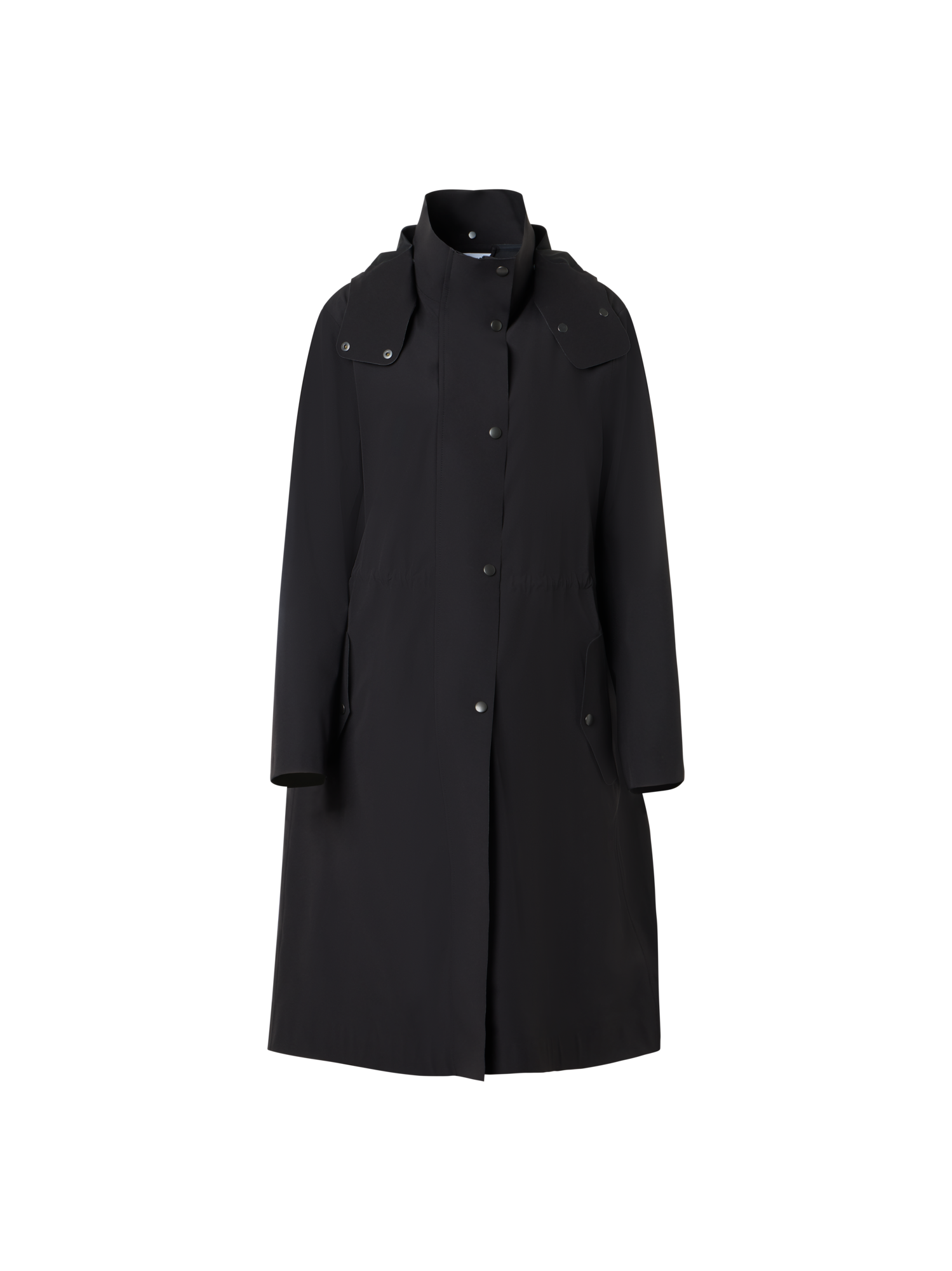 Water-Repellent Fitted Techno Parka – Akris Inc.