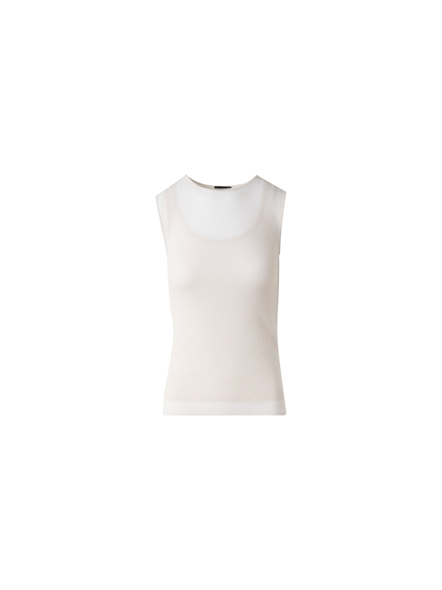 Double Layered Knit Top in Sheer Cotton – Akris Inc.