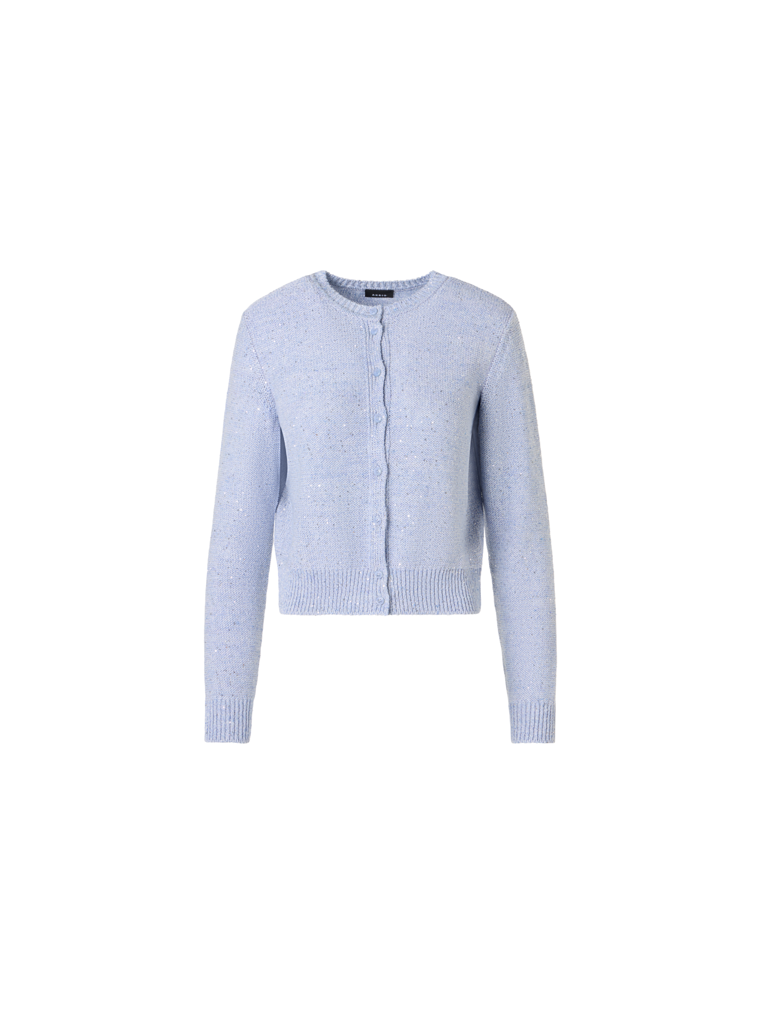 Linen-Cotton Micro Sequin Cardigan – Akris Inc.
